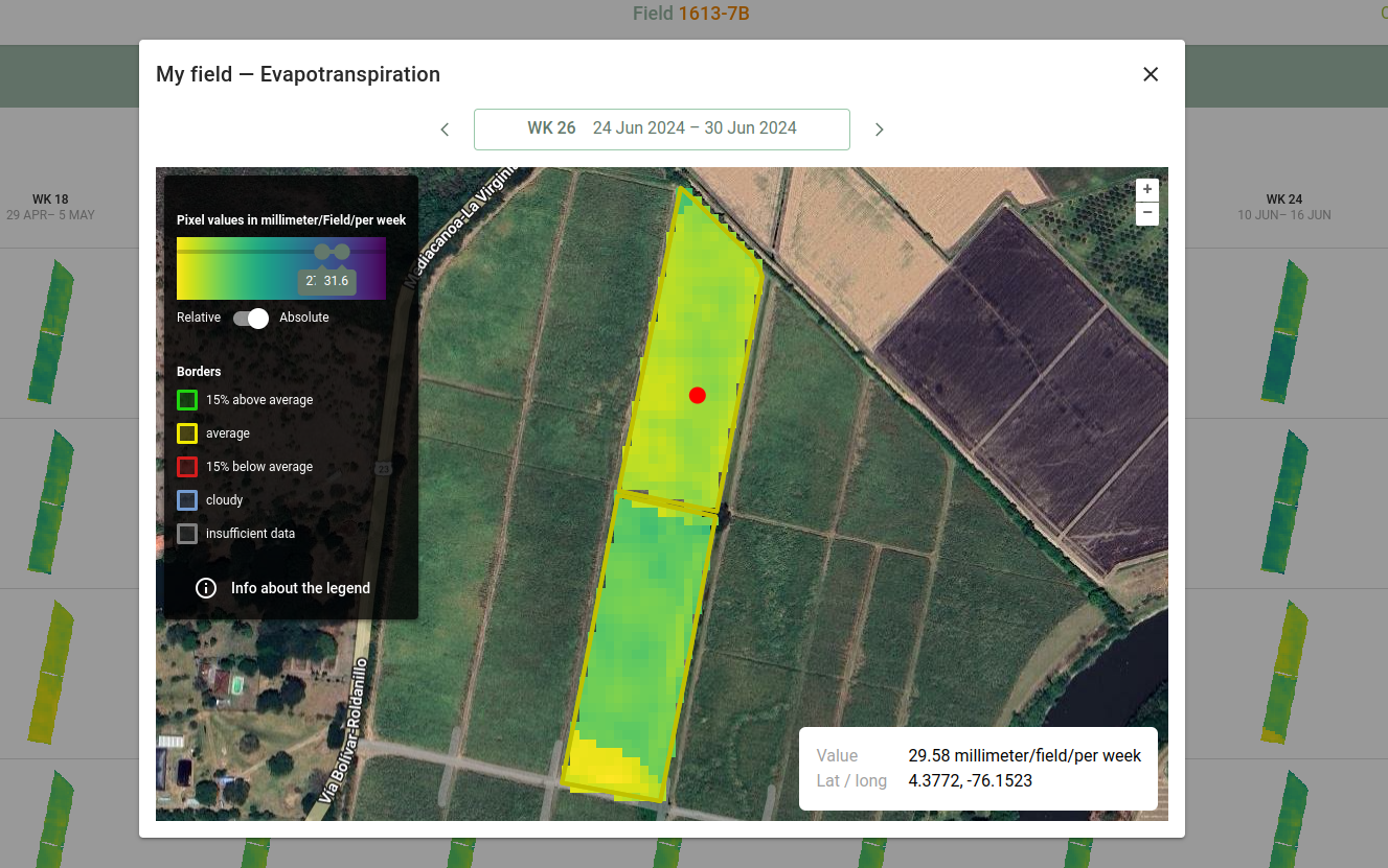 Field detail page - Fieldlook 5 user manual